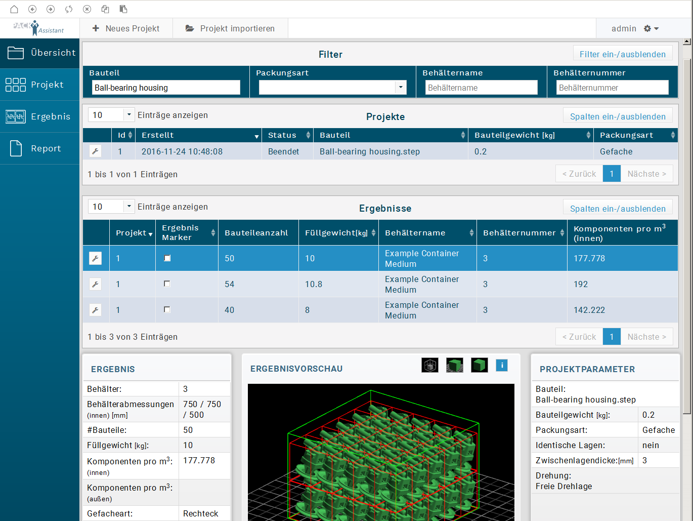 PackAssistant – Produkt